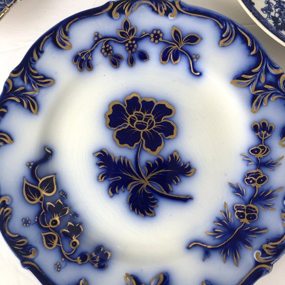 flow blue | Dining | Stunning Flow Blue Plates For Walls Flow Blue ...